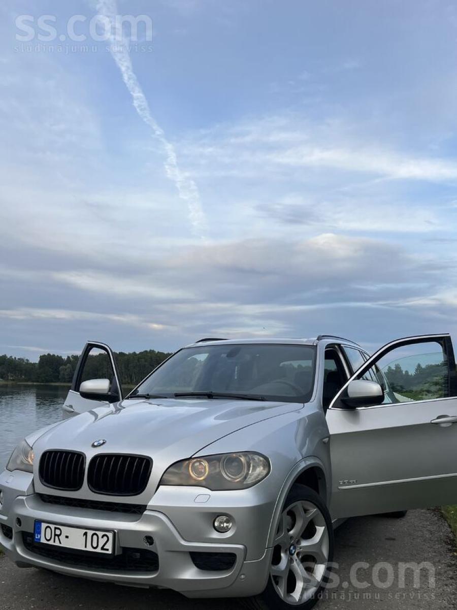 Pelēks BMW X5 2008 Aizkraukle, ar dzinēja tilpumu 3.00 L un nobraukumu 430 tūkst. km par 8499 €, foto 12 vietnē AUTOMOTO.COM.LV