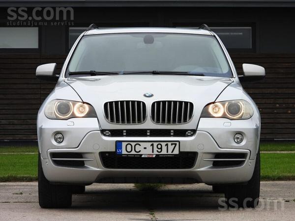 Pelēks BMW X5 2008 Rīga, ar dzinēja tilpumu 3.00 L un nobraukumu 373 tūkst. km par 8700 €, foto 2 vietnē AUTOMOTO.COM.LV