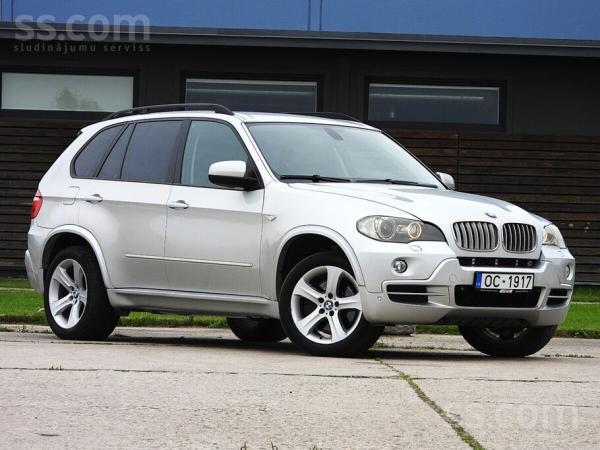 Pelēks BMW X5 2008 Rīga, ar dzinēja tilpumu 3.00 L un nobraukumu 373 tūkst. km par 8700 €, foto 3 vietnē AUTOMOTO.COM.LV