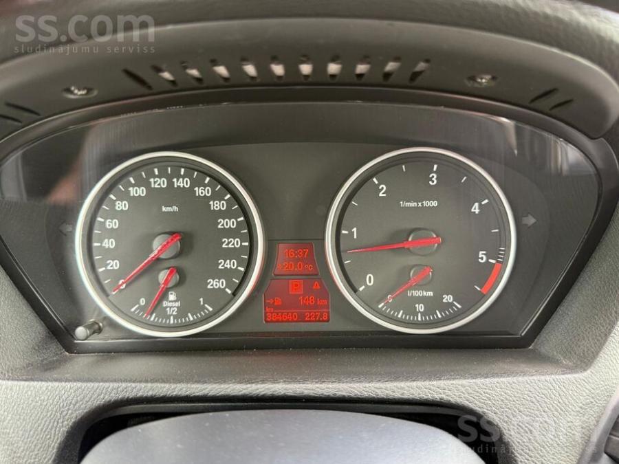 Grey BMW X5 2008 in Riga, with an engine capacity of 3.00 L and mileage of 385 thousand km for 8450 €, photo 21 on AUTOMOTO.COM.LV