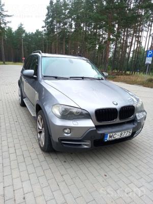 Pelēks BMW X5 2008 Talsi, ar dzinēja tilpumu 3.00 L un nobraukumu 350 tūkst. km par 8200 €, foto  vietnē AUTOMOTO.COM.LV