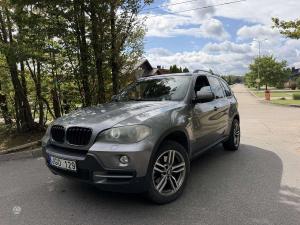 Grey BMW X5 2008 in Kaunas, with an engine capacity of 2.99 L and mileage of 339 thousand km for 5850 €, photo 24 on AUTOMOTO.COM.LV