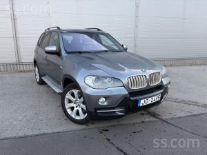 Grey BMW X5 2008 in Riga, with an engine capacity of 3.00 L and mileage of 319 thousand km for 6450 €, photo  on AUTOMOTO.COM.LV