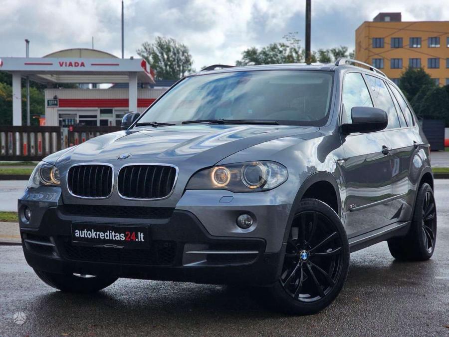 Pelēks BMW X5 2008 Šauļi, ar dzinēja tilpumu 3.00 L un nobraukumu 237 tūkst. km par 8950 €, foto 1 vietnē AUTOMOTO.COM.LV
