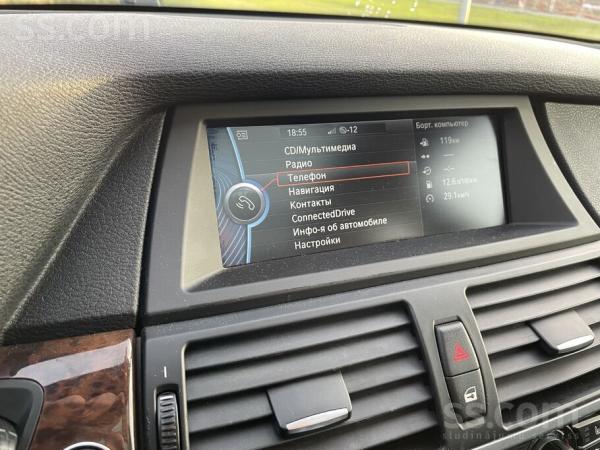 Grey BMW X5 2008 in Riga, with an engine capacity of 3.00 L and mileage of 358 thousand km for 6200 €, photo 5 on AUTOMOTO.COM.LV