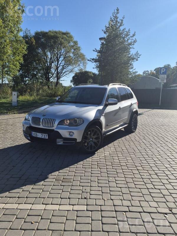 Pelēks BMW X5 2008 Rēzekne, ar dzinēja tilpumu 3.00 L un nobraukumu 377 tūkst. km par 7150 €, foto 3 vietnē AUTOMOTO.COM.LV