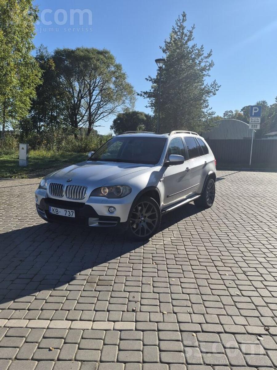 Pelēks BMW X5 2008 Rēzekne, ar dzinēja tilpumu 3.00 L un nobraukumu 377 tūkst. km par 7150 €, foto 3 vietnē AUTOMOTO.COM.LV
