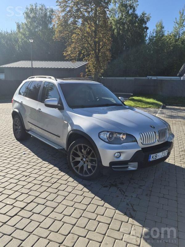 Pelēks BMW X5 2008 Rēzekne, ar dzinēja tilpumu 3.00 L un nobraukumu 377 tūkst. km par 7150 €, foto 4 vietnē AUTOMOTO.COM.LV