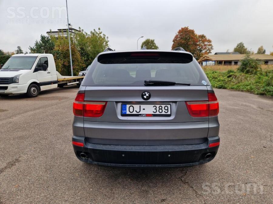 Pelēks BMW X5 2008 Rīga, ar dzinēja tilpumu 3.00 L un nobraukumu 435 tūkst. km par 6000 €, foto 6 vietnē AUTOMOTO.COM.LV