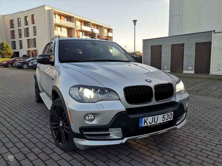Grey BMW X5 2009 in Klaipeda, with an engine capacity of 3.00 L and mileage of 210 thousand km for 7950 €, photo 20 on AUTOMOTO.COM.LV