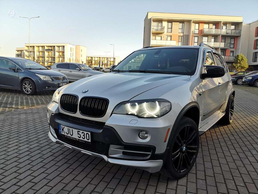 Grey BMW X5 2009 in Klaipeda, with an engine capacity of 3.00 L and mileage of 210 thousand km for 7950 €, photo 21 on AUTOMOTO.COM.LV