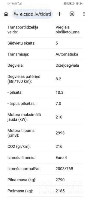Pelēks BMW X5 2009 Rīga, ar dzinēja tilpumu 3.00 L un nobraukumu 338 tūkst. km par 9000 €, foto 10 vietnē AUTOMOTO.COM.LV