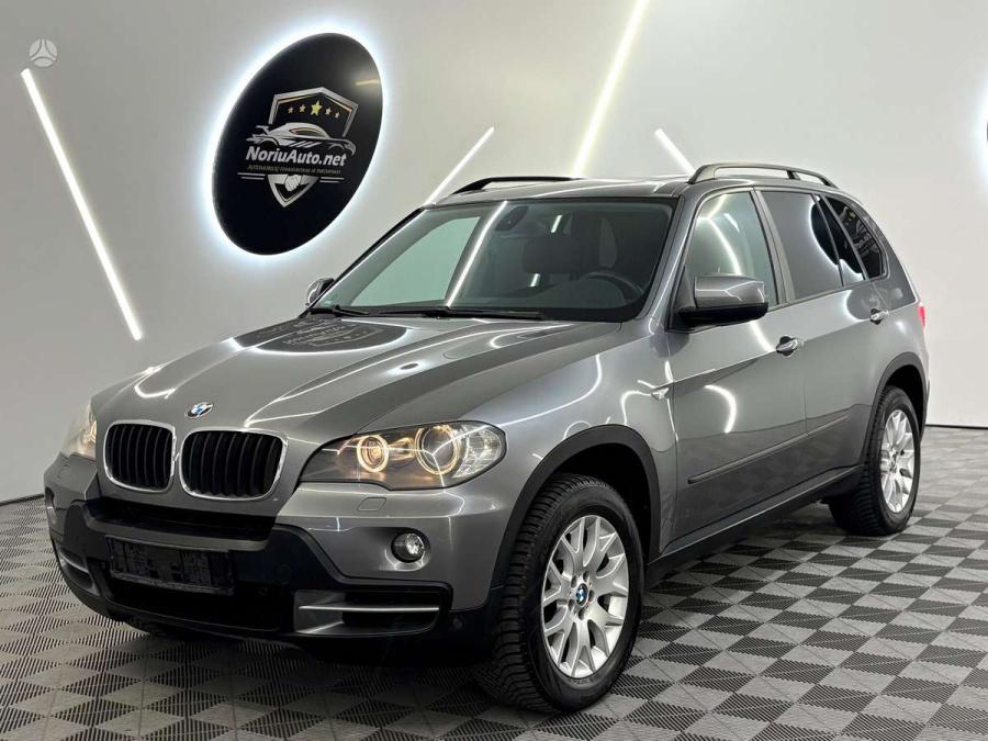 Grey BMW X5 2009 in Marijampole, with an engine capacity of 2.99 L and mileage of 222 thousand km for 9350 €, photo 20 on AUTOMOTO.COM.LV