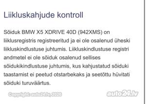 Grey BMW X5 2010 in Tartu, with an engine capacity of 3.00 L and mileage of 315 thousand km for 9499 €, photo 16 on AUTOMOTO.COM.LV
