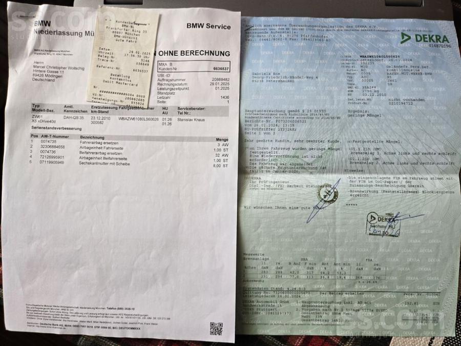 Pelēks BMW X5 2010 Jelgava, ar dzinēja tilpumu 3.00 L un nobraukumu 306 tūkst. km par 9850 €, foto 26 vietnē AUTOMOTO.COM.LV