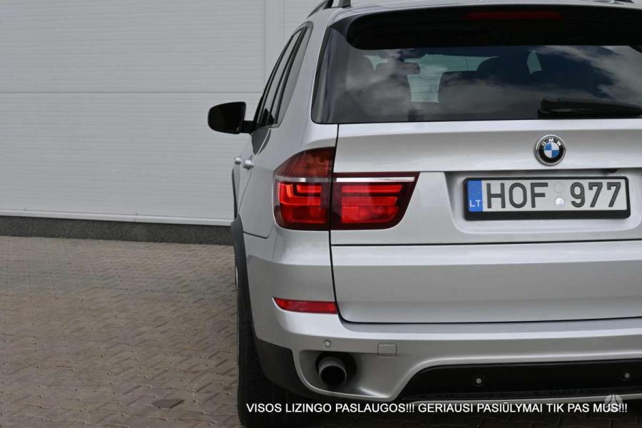 Pelēks BMW X5 2010 Kretinga, ar dzinēja tilpumu 2.98 L un nobraukumu 255 tūkst. km par 10899 €, foto 12 vietnē AUTOMOTO.COM.LV