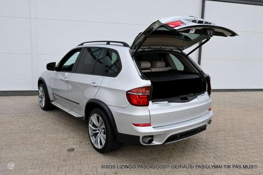 Pelēks BMW X5 2010 Kretinga, ar dzinēja tilpumu 2.98 L un nobraukumu 255 tūkst. km par 10899 €, foto 13 vietnē AUTOMOTO.COM.LV