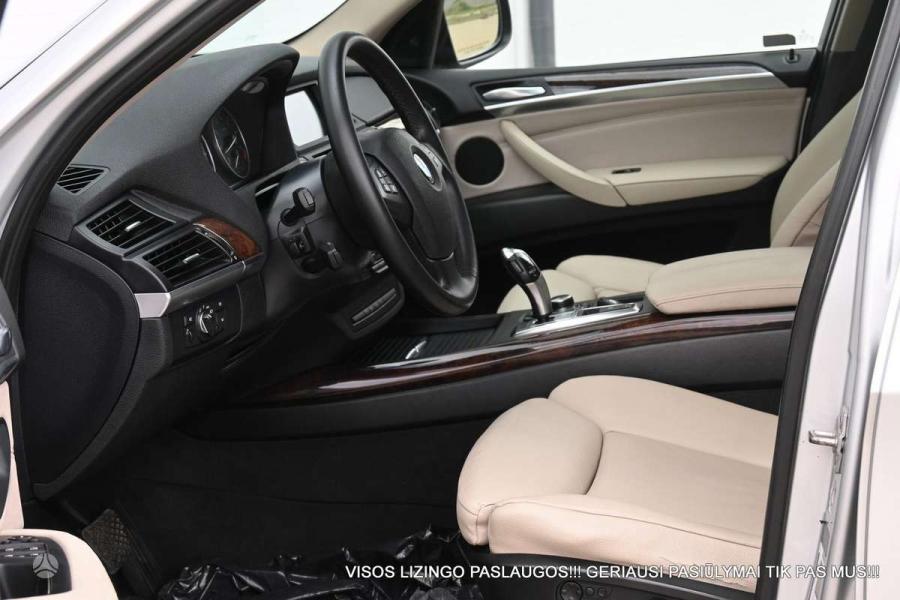 Pelēks BMW X5 2010 Kretinga, ar dzinēja tilpumu 2.98 L un nobraukumu 255 tūkst. km par 10899 €, foto 20 vietnē AUTOMOTO.COM.LV
