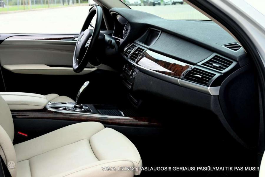 Pelēks BMW X5 2010 Kretinga, ar dzinēja tilpumu 2.98 L un nobraukumu 255 tūkst. km par 10899 €, foto 30 vietnē AUTOMOTO.COM.LV