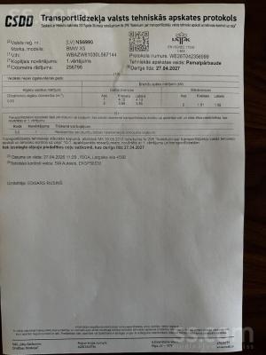 Grey BMW X5 2011 in Riga, with an engine capacity of 3.00 L and mileage of 257 thousand km for 11850 €, photo 19 on AUTOMOTO.COM.LV
