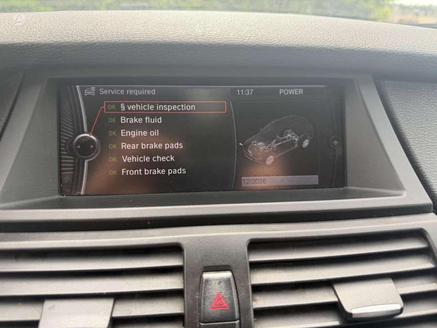 Pelēks BMW X5 2011 Kauņa, ar dzinēja tilpumu 2.99 L un nobraukumu 266 tūkst. km par 8000 €, foto 14 vietnē AUTOMOTO.COM.LV