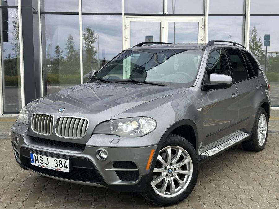 Grey BMW X5 2011 in Vilnius, with an engine capacity of 2.99 L and mileage of 267 thousand km for 7250 €, photo 4 on AUTOMOTO.COM.LV