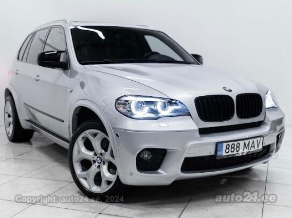 Grey BMW X5 2012 in Tallinn, with an engine capacity of 3.00 L and mileage of 303 thousand km for 16200 €, photo 2 on AUTOMOTO.COM.LV