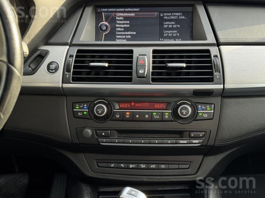 Pelēks BMW X5 2012 Rīga, ar dzinēja tilpumu 4.40 L un nobraukumu 196 tūkst. km par 11990 €, foto 17 vietnē AUTOMOTO.COM.LV