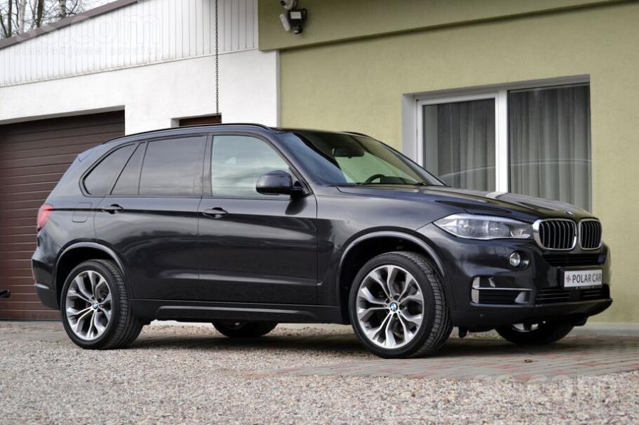 Grey BMW X5 2014 in Tukums, with an engine capacity of 3.00 L and mileage of 249 thousand km for 22490 €, photo 7 on AUTOMOTO.COM.LV