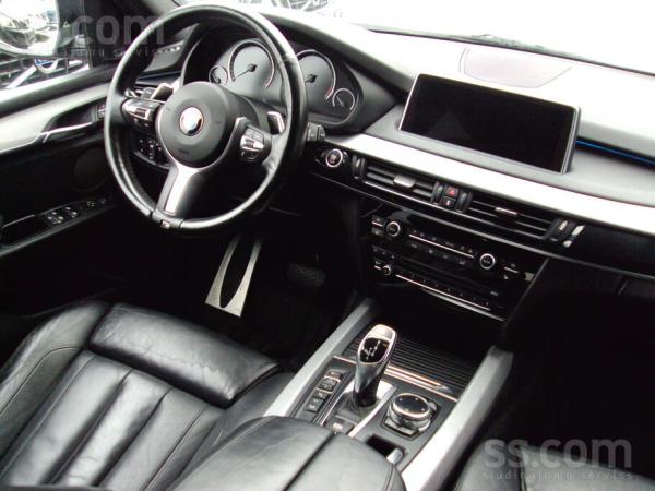 Grey BMW X5 2014 in Riga, with an engine capacity of 3.00 L and mileage of 210 thousand km for 22800 €, photo 6 on AUTOMOTO.COM.LV