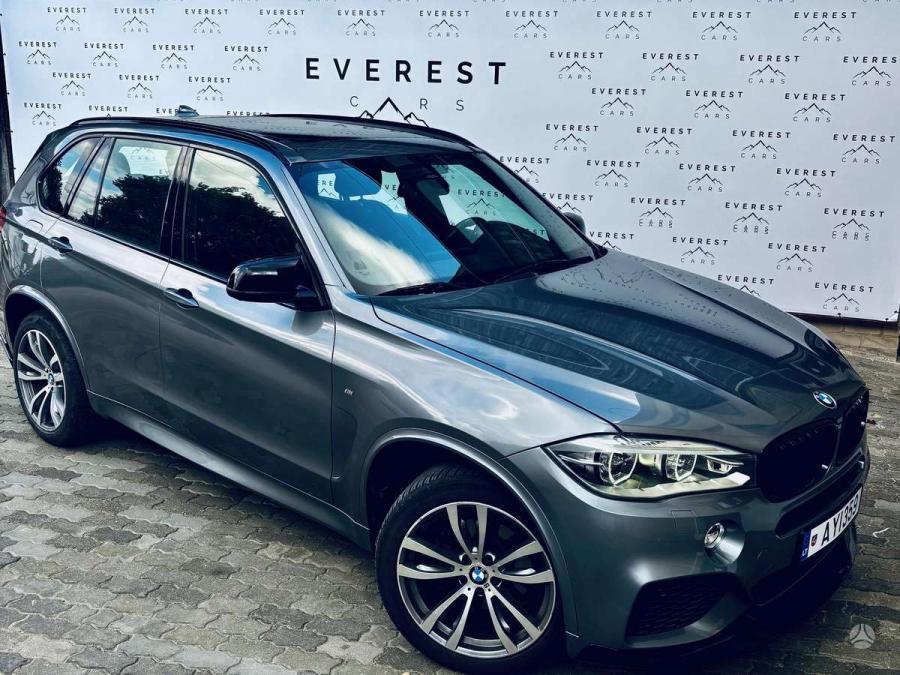 Grey BMW X5 2014 in Kaisiadorys, with an engine capacity of 2.99 L and mileage of 242 thousand km for 19550 €, photo 11 on AUTOMOTO.COM.LV