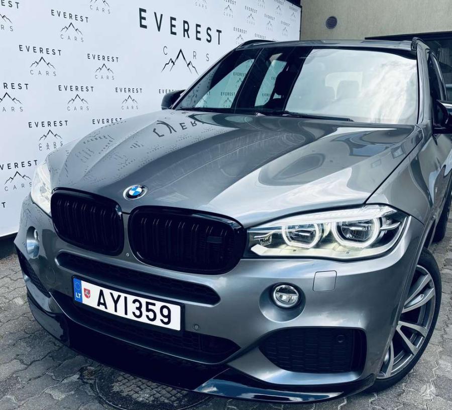 Grey BMW X5 2014 in Kaisiadorys, with an engine capacity of 2.99 L and mileage of 242 thousand km for 19550 €, photo 36 on AUTOMOTO.COM.LV
