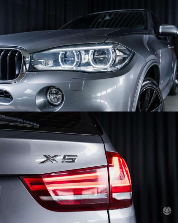 Grey BMW X5 2014 in Vilnius, with an engine capacity of 2.99 L and mileage of 180 thousand km for 24999 €, photo 8 on AUTOMOTO.COM.LV