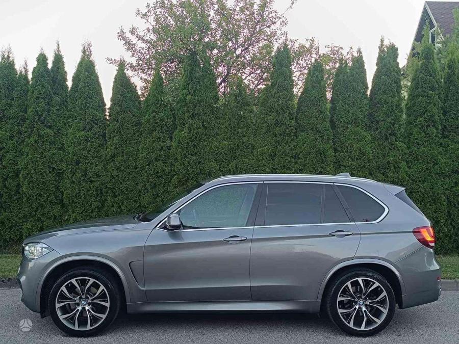 Pelēks BMW X5 2014 Viļņa, ar dzinēja tilpumu 2.98 L un nobraukumu 186 tūkst. km par 14700 €, foto 7 vietnē AUTOMOTO.COM.LV