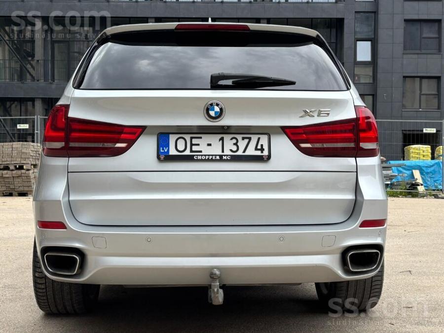 Pelēks BMW X5 2014 Rīga, ar dzinēja tilpumu 3.00 L un nobraukumu 310 tūkst. km par 19000 €, foto 6 vietnē AUTOMOTO.COM.LV