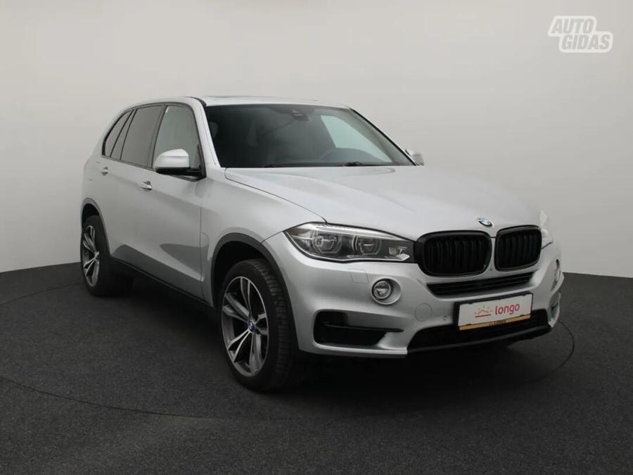 Pelēks BMW X5 2015 Viļņa, ar dzinēja tilpumu 3.00 L un nobraukumu 286 tūkst. km par 17399 €, foto 10 vietnē AUTOMOTO.COM.LV