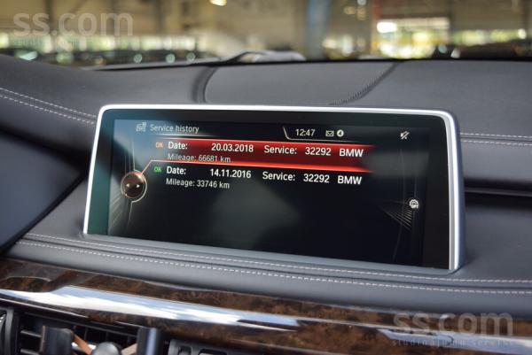 Grey BMW X5 2015 in Riga, with an engine capacity of 3.00 L and mileage of 181 thousand km for 19900 €, photo 7 on AUTOMOTO.COM.LV