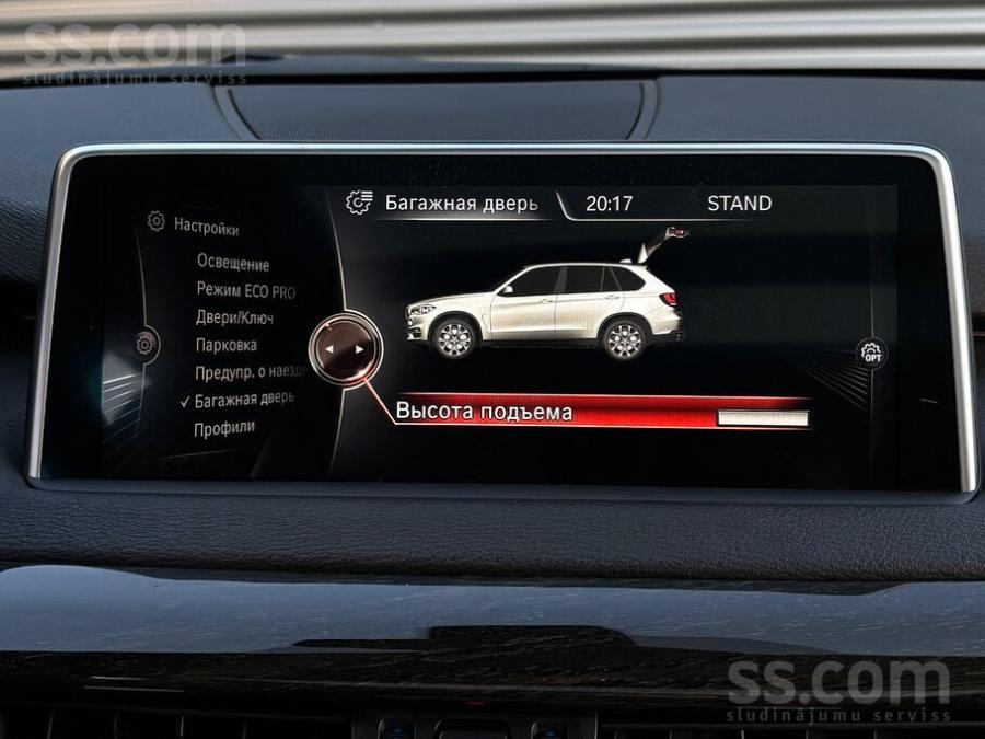 Grey BMW X5 2015 in Riga, with an engine capacity of 3.00 L and mileage of 210 thousand km for 18750 €, photo 18 on AUTOMOTO.COM.LV