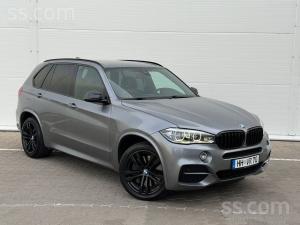 Grey BMW X5 2015 in Riga, with an engine capacity of 3.00 L and mileage of 0 thousand km for 19900 €, photo 11 on AUTOMOTO.COM.LV