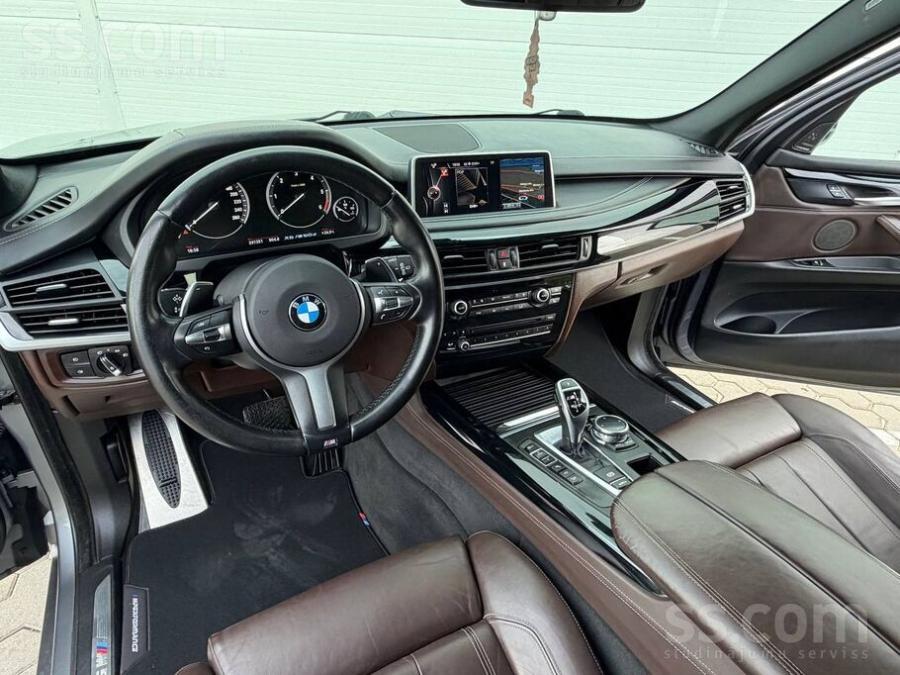 Grey BMW X5 2015 in Riga, with an engine capacity of 3.00 L and mileage of 0 thousand km for 19900 €, photo 20 on AUTOMOTO.COM.LV
