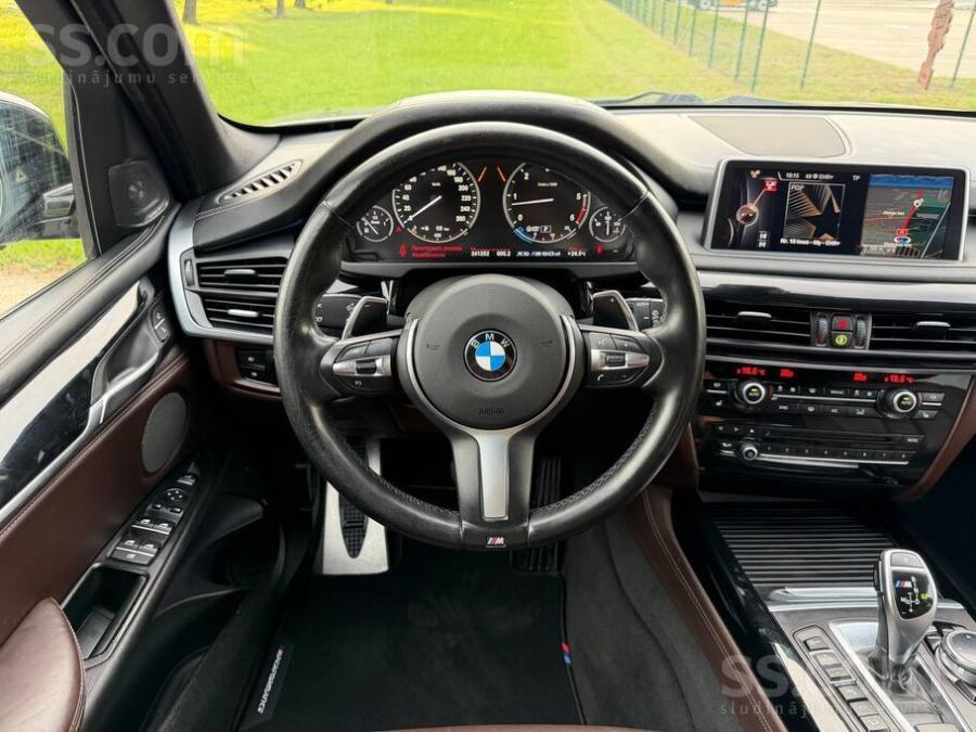 Grey BMW X5 2015 in Riga, with an engine capacity of 3.00 L and mileage of 0 thousand km for 19900 €, photo 21 on AUTOMOTO.COM.LV