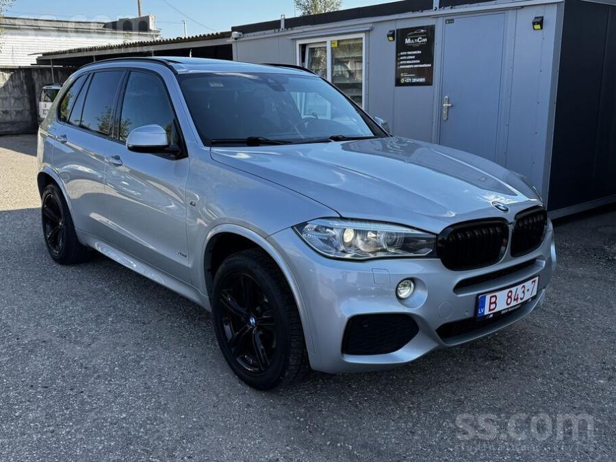 Grey BMW X5 2015 in Daugavpils, with an engine capacity of 2.00 L and mileage of 0 thousand km for 20000 €, photo 1 on AUTOMOTO.COM.LV