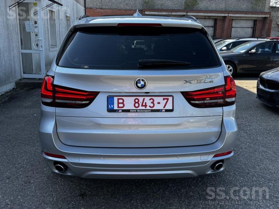 Grey BMW X5 2015 in Daugavpils, with an engine capacity of 2.00 L and mileage of 0 thousand km for 20000 €, photo 6 on AUTOMOTO.COM.LV