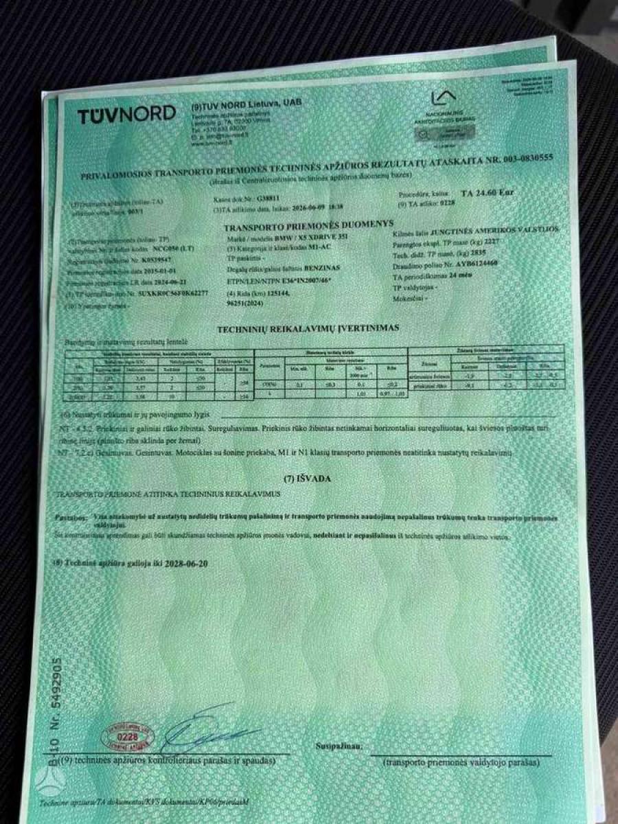 Серый БМВ Х5 2015 в Вильнюс, объемом двигателя 2.98 л и пробегом 125 тыс. км за 12000 €, фото 20 на AUTOMOTO.COM.LV