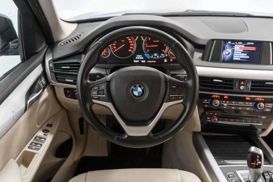 Pelēks BMW X5 2016 Viļņa, ar dzinēja tilpumu 3.00 L un nobraukumu 174 tūkst. km par 16900 €, foto 11 vietnē AUTOMOTO.COM.LV