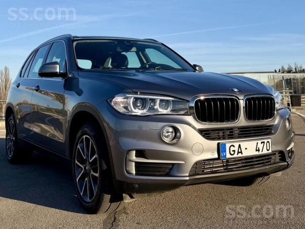 Grey BMW X5 2016 in Riga, with an engine capacity of 3.00 L and mileage of 173 thousand km for 18700 €, photo 1 on AUTOMOTO.COM.LV