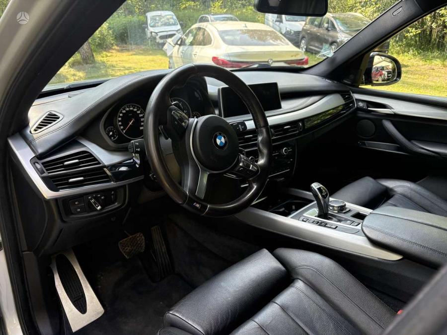 Pelēks BMW X5 2016 Viļņa, ar dzinēja tilpumu 2.99 L un nobraukumu 139 tūkst. km par 21500 €, foto 7 vietnē AUTOMOTO.COM.LV
