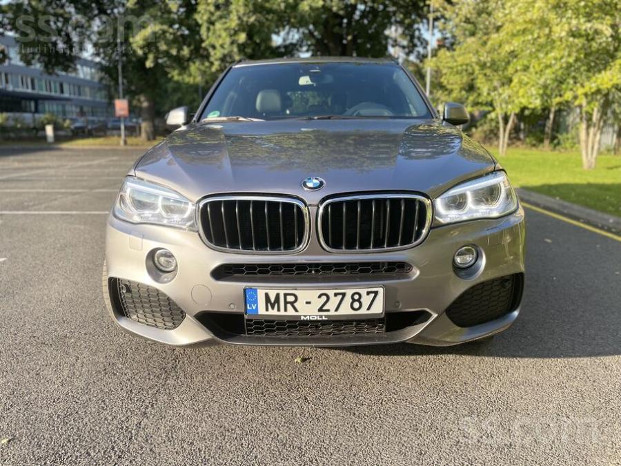 Pelēks BMW X5 2016 Rīga, ar dzinēja tilpumu 3.00 L un nobraukumu 230 tūkst. km par 22000 €, foto 6 vietnē AUTOMOTO.COM.LV