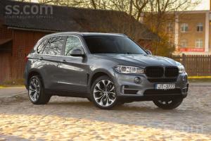 Grey BMW X5 2016 in Jelgava, with an engine capacity of 2.00 L and mileage of 215 thousand km for 19500 €, photo  on AUTOMOTO.COM.LV