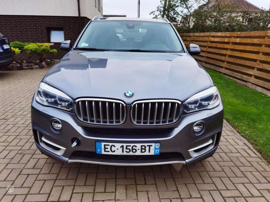 Pelēks BMW X5 2016 Kauņa, ar dzinēja tilpumu 2.99 L un nobraukumu 173 tūkst. km par 10700 €, foto 12 vietnē AUTOMOTO.COM.LV